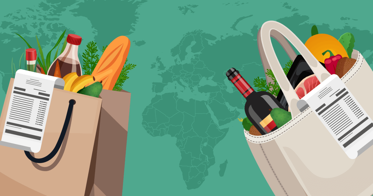 How much money is spent on groceries in the UAE and other countries ...