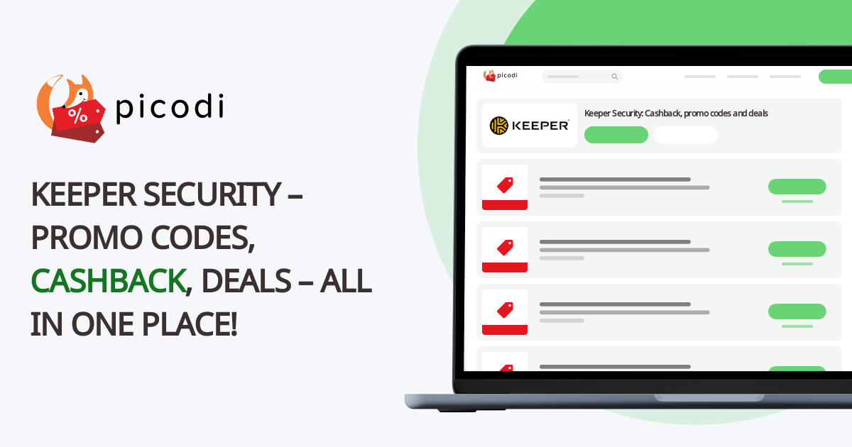 Promo code Keeper Security | October 2025 | Picodi Australia