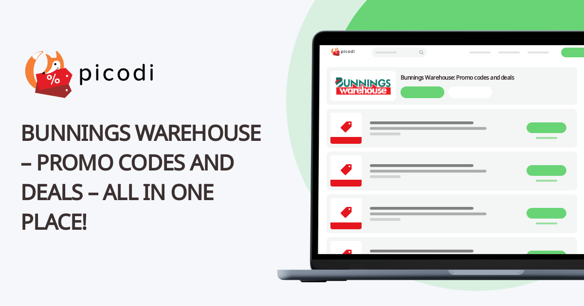 Bunnings Warehouse promo code | October 2025 | Picodi Australia