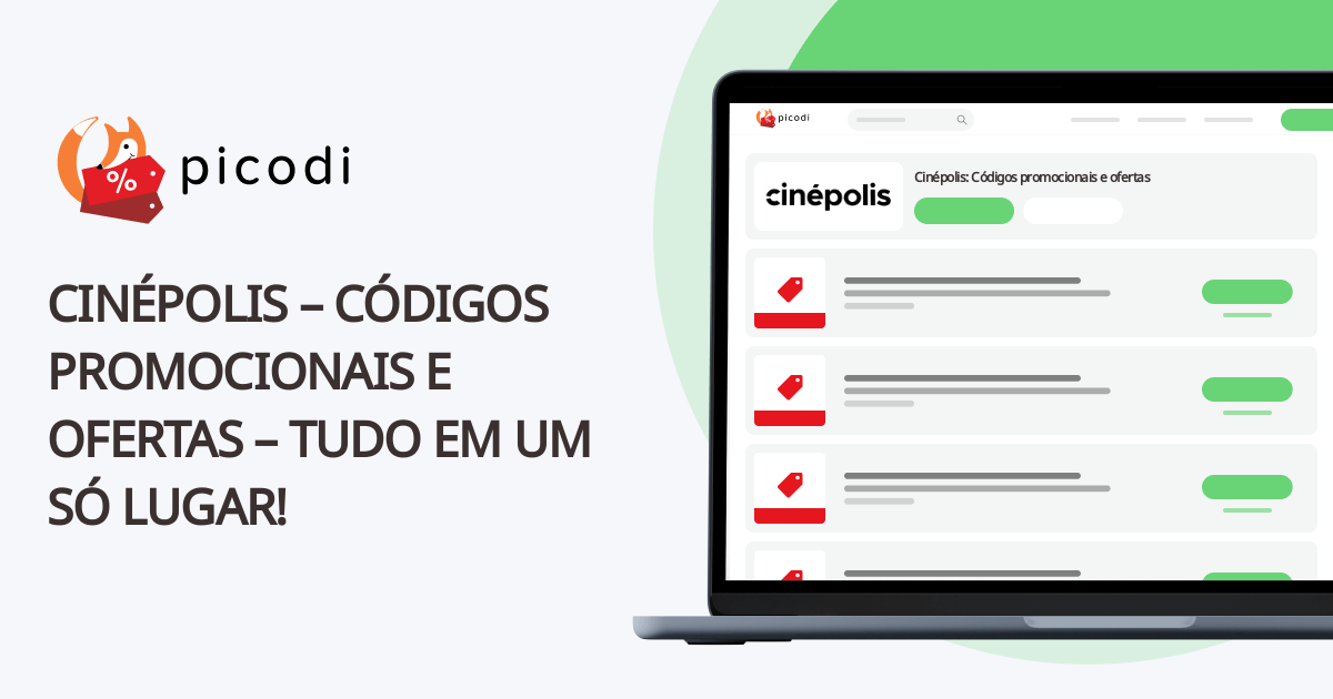 Cupom de desconto Cinépolis | Setembro 2025 | Picodi Brasil