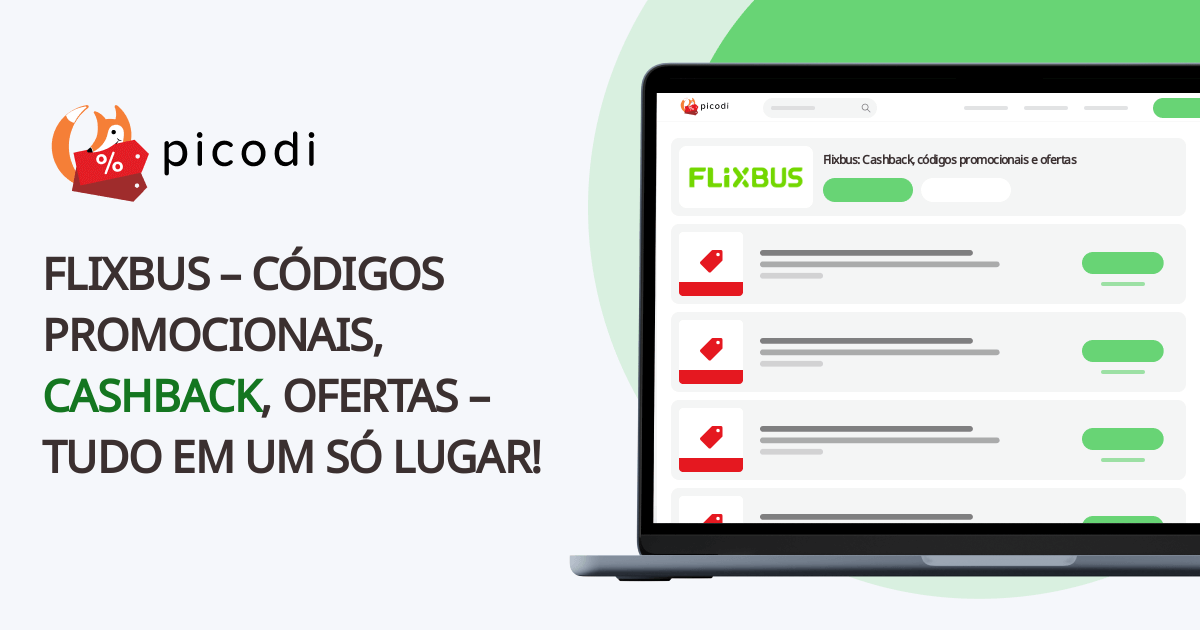 Cupom flixbus | Outubro 2025 | Picodi Brasil
