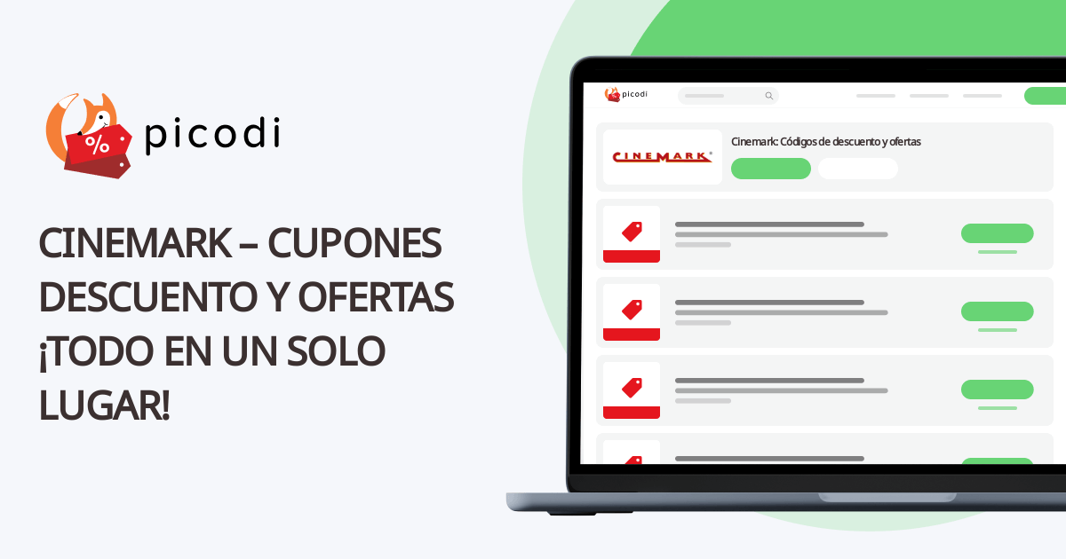 Codigo descuento Cinemark | Enero 2026 | Picodi Colombia