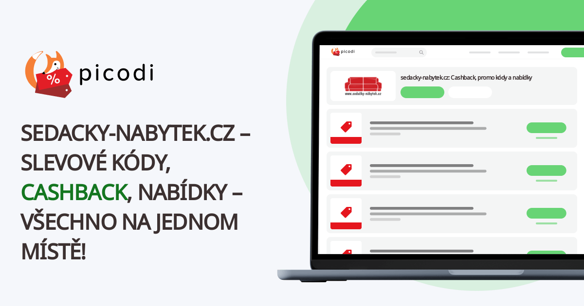 Sedacky-nabytek.cz slevový kód | Získejte nyní! | Říjen 2025