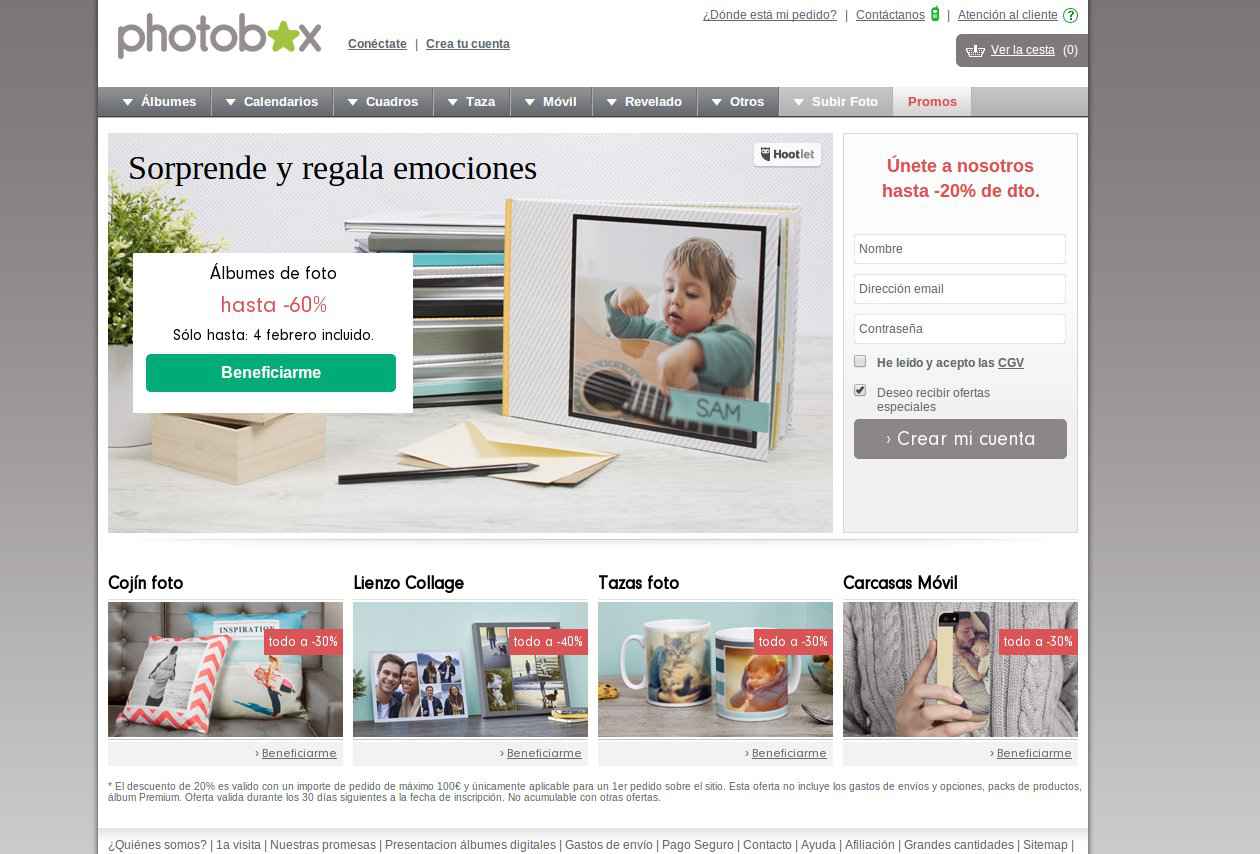 Código promocional PhotoBox | 60% | Noviembre 2016 | ¡Benefíciate ...