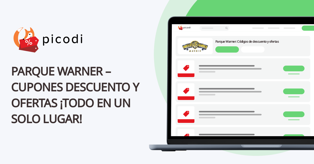 Codigo promocional Parque Warner | Enero 2026 | Picodi España