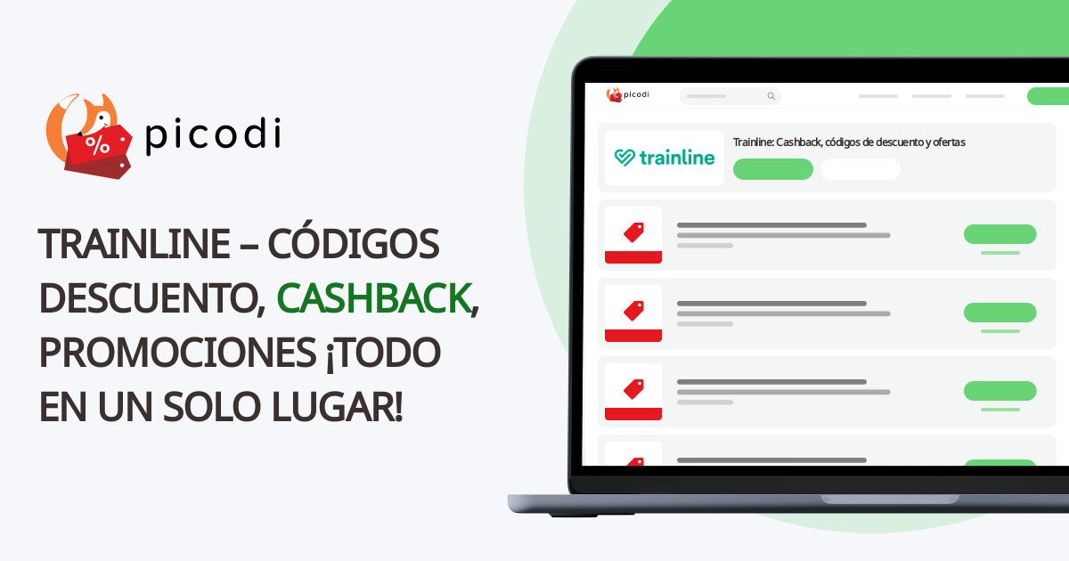 Trainline codigo descuento | Diciembre 2025 | Picodi España
