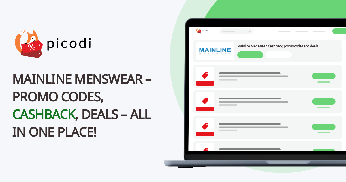 Mainline Menswear discount code | November 2025 | Picodi Ireland