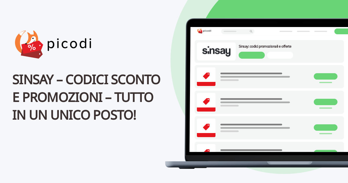 Codice sconto Sinsay | 40% | Maggio 2026 - Vai!