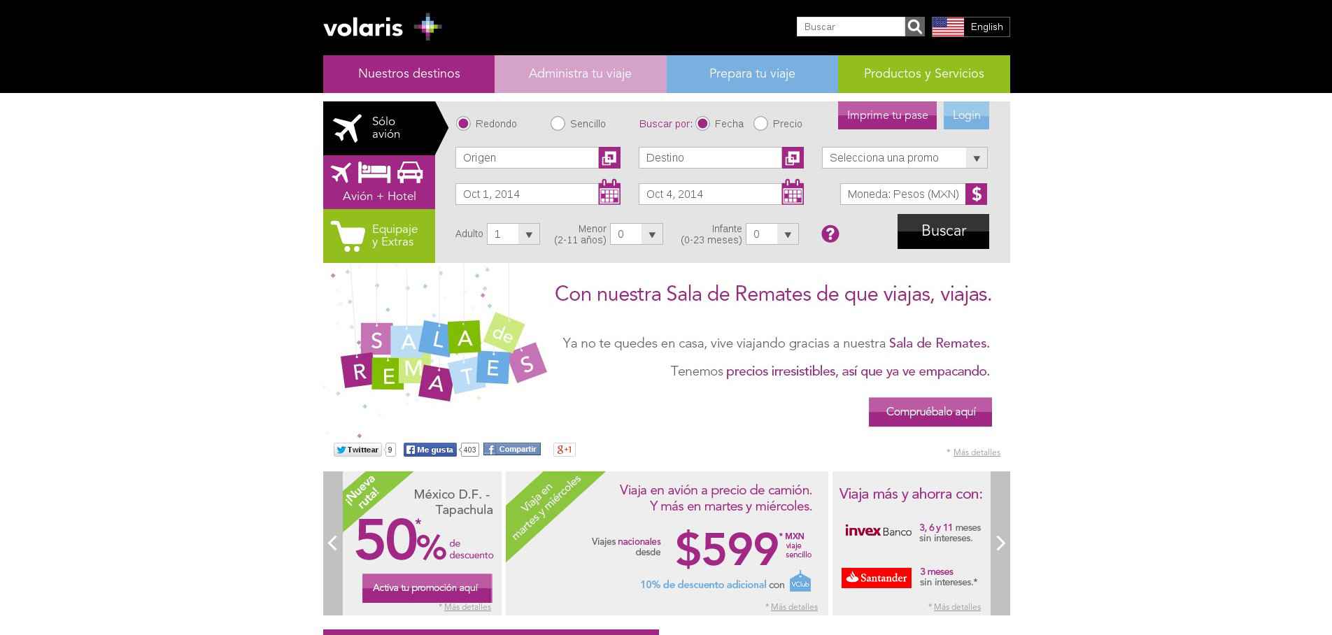 Promociones Volaris | 699MXN | Noviembre 2016 | ¡Benefíciate! - Picodi.com