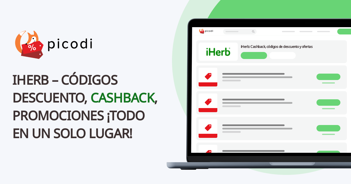 Codigos promocionales iHerb | 20% | Septiembre 2025 - Picodi México