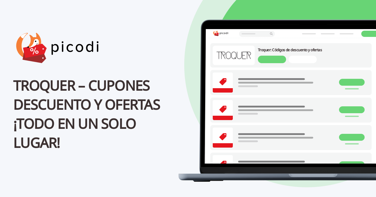 Cupones Troquer | 15% | Enero 2026 - Picodi México