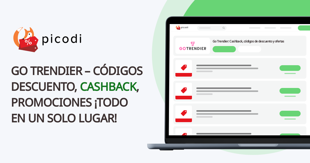 Codigos descuentos Go Trendier | 75% | Diciembre 2025 - Picodi México