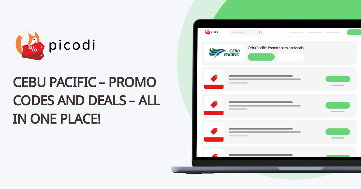 Cebu Pacific promo code | December 2025 - Picodi Philippines