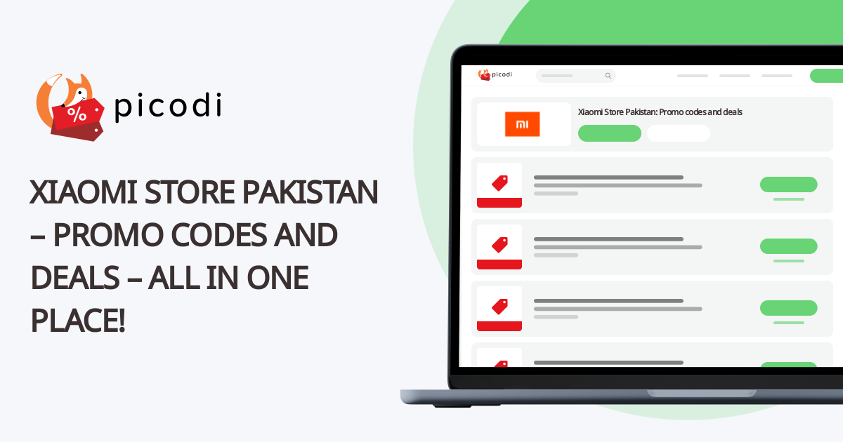 Xiaomi Store Pakistan promo code | December 2025 | Picodi Pakistan