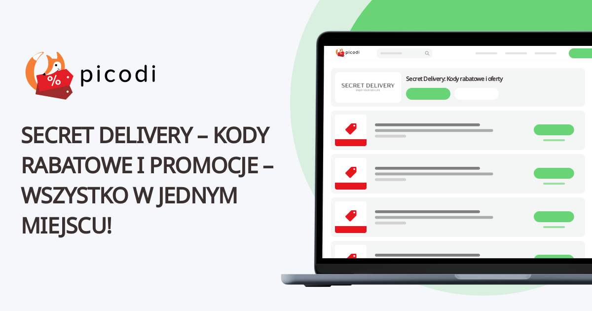 Secret Delivery kod rabatowy | 40% | Listopad 2025
