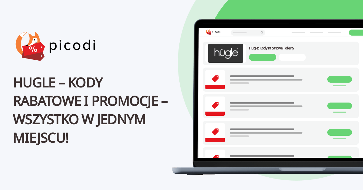 Hugle kod rabatowy Black Friday 2025 - Picodi
