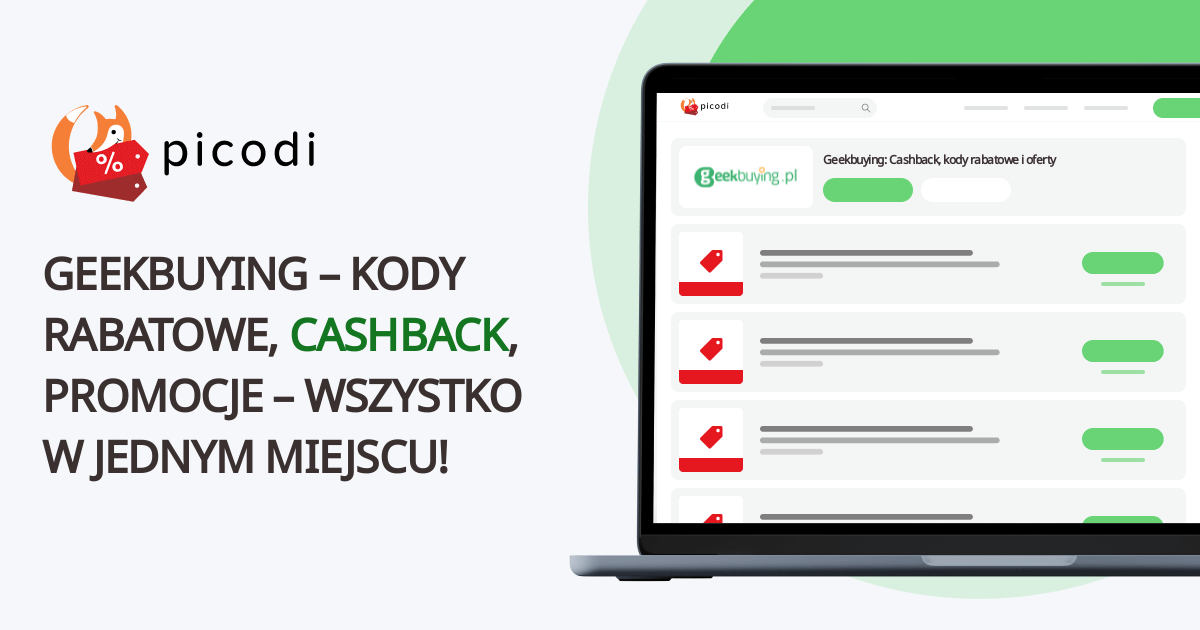 Geekbuying kod rabatowy | 6% | Październik 2025