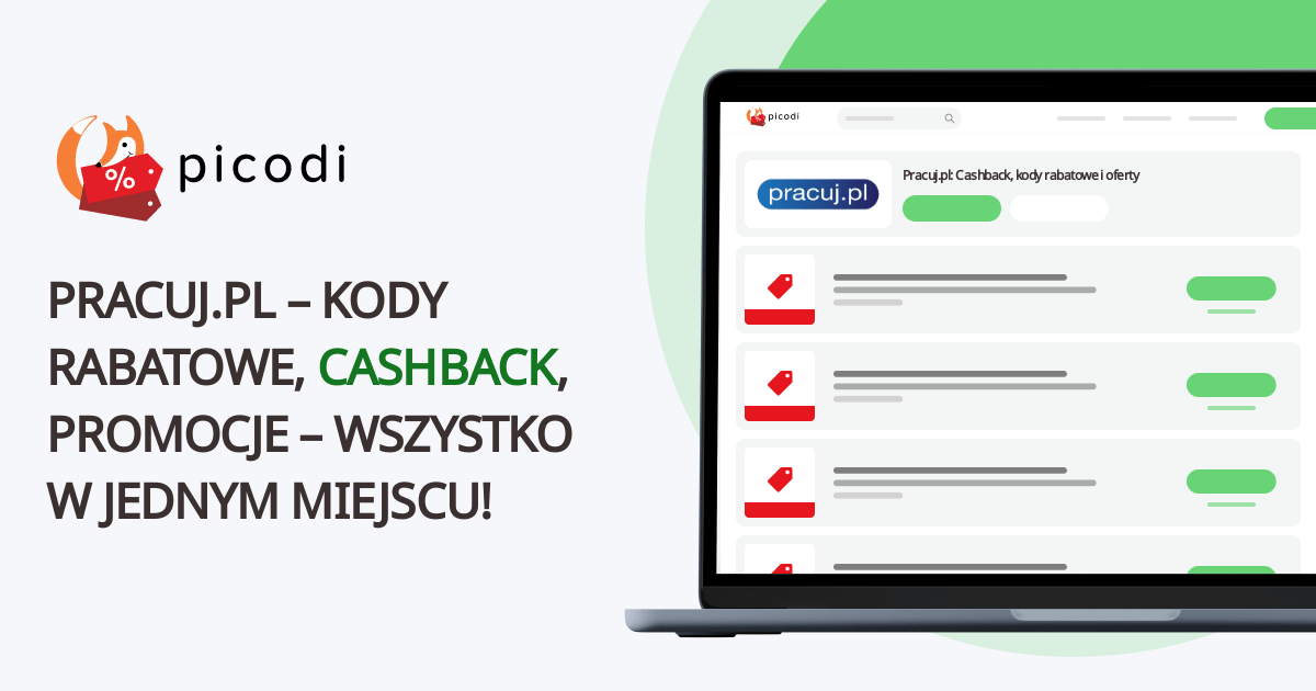 Pracuj.pl kod rabatowy | 1 zł | Maj 2026 - Sprawdź!