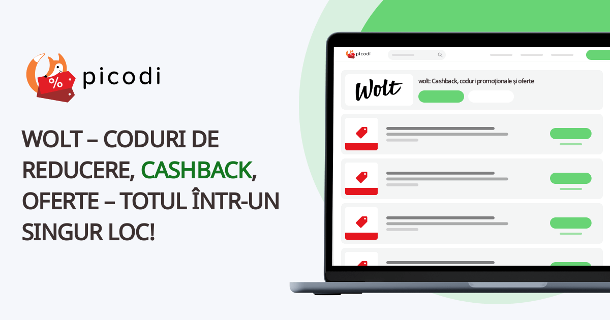 Cod reducere wolt | Decembrie 2025 - Picodi România