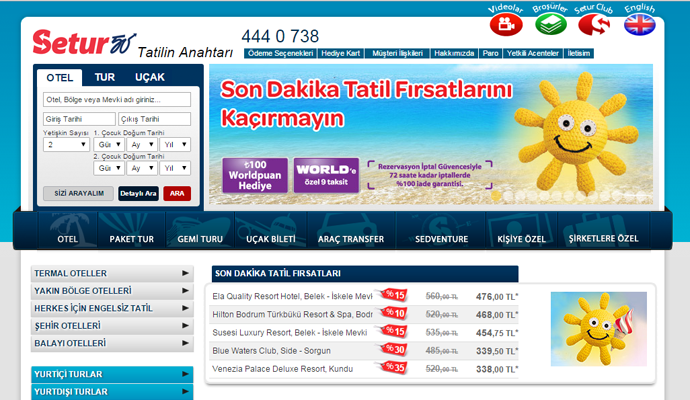 Setur indirim kuponu | | Aralık 2017 | Hemen Bak! - Picodi Türkiye