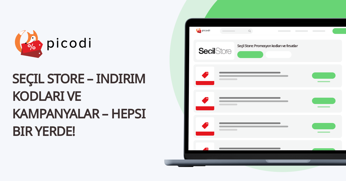Seçil Store indirim kodu | Aralık 2025 | Şimdi Al!