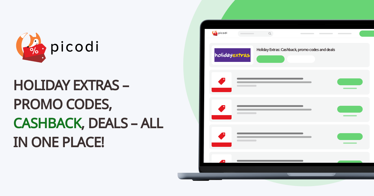 Holiday Extras discount code | September 2025 - Picodi UK