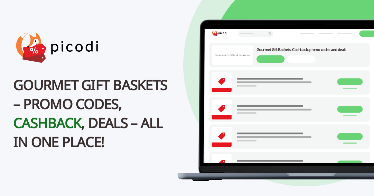 Gourmet Gift Baskets promo code | 20% | June 2026 | Picodi USA