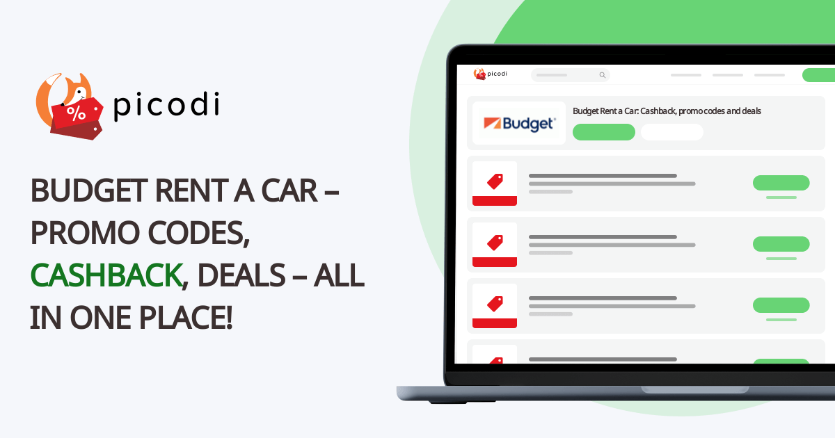 Budget Rent a Car discount code | December 2025 - Picodi USA