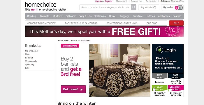 HomeChoice sale | 60% | May 2017 | Look! - Picodi South Africa