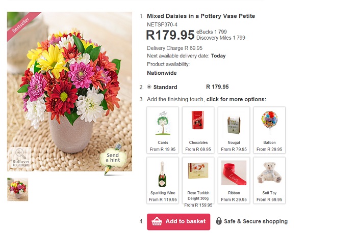 Netflorist voucher | 40% | January 2018 | Look! - Picodi South Africa