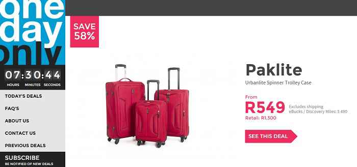 One Day Only coupon | 90% | December 2017 | Look! - Picodi South Africa