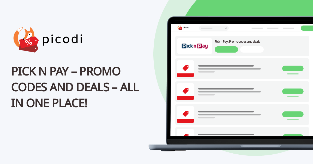 Pick n Pay promo code | November 2025 | Picodi South Africa